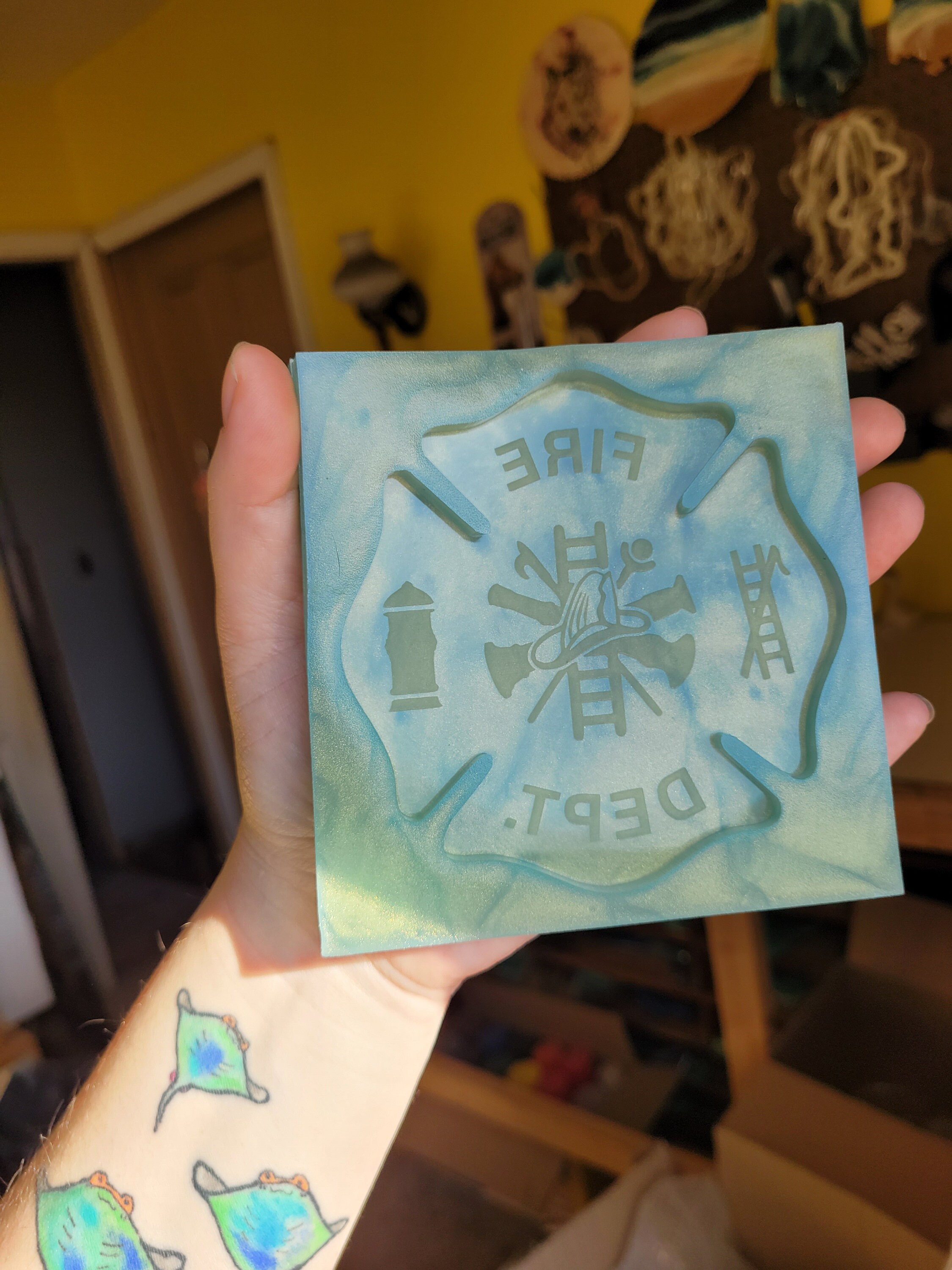 Fire Department Mold, Maltese Cross Mold, Resin Mold, Crafting Mold ...
