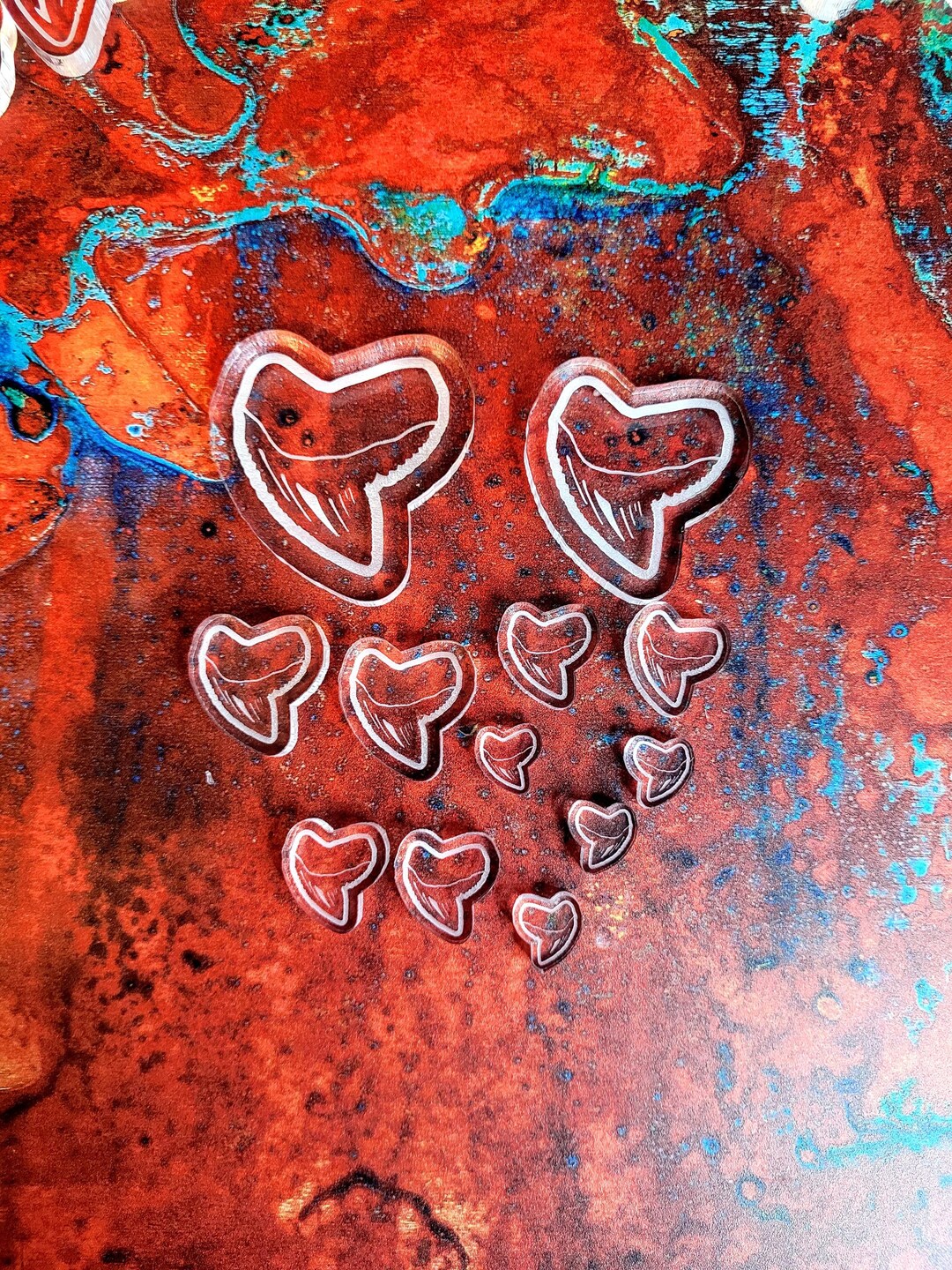 Tiger Shark Tooth Mold, Shark Teeth Mold, Shark Mold, Resin Mold, Mold ...