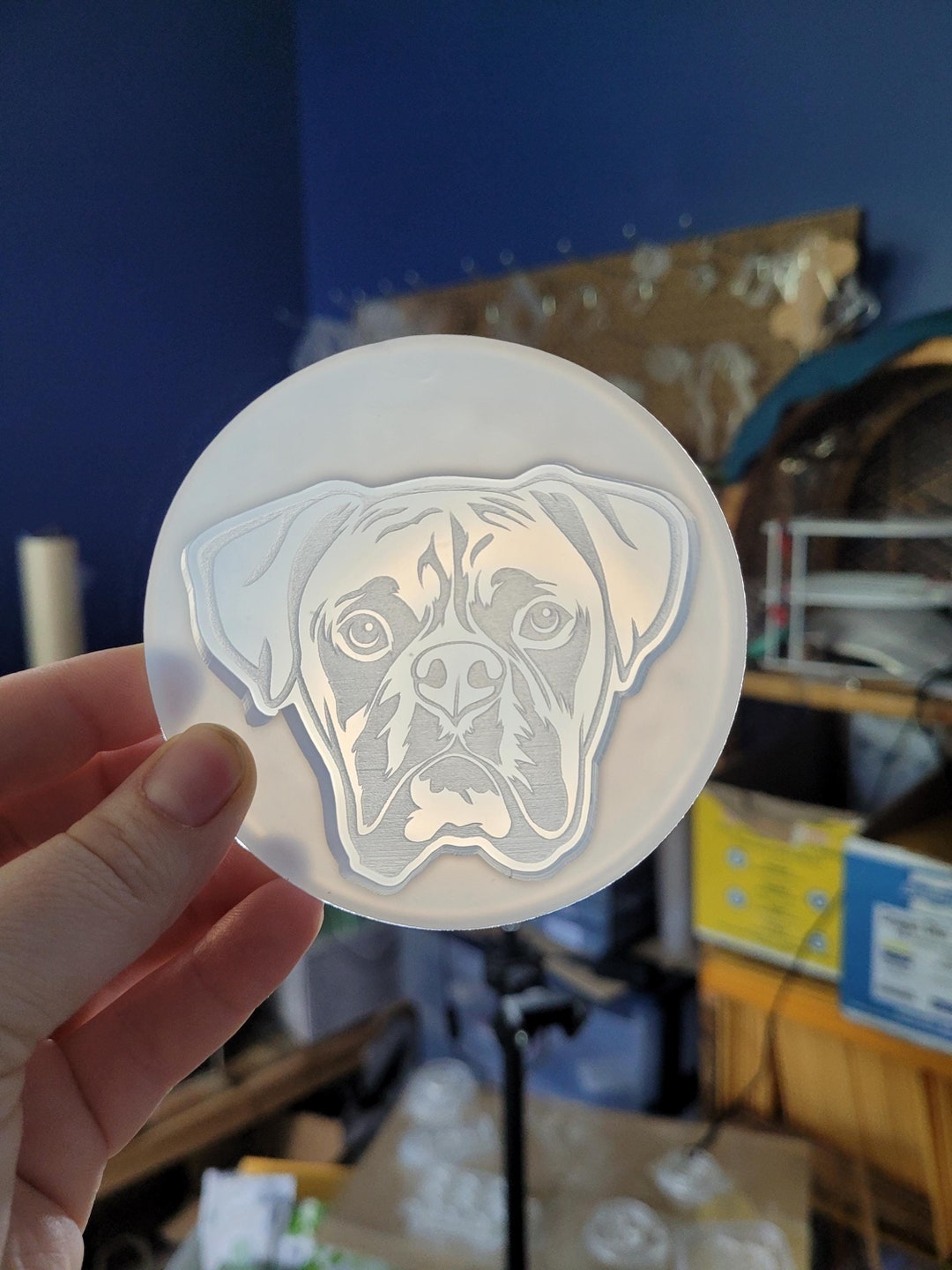 3 Inch, Boxer Mold, Dog Mold, Puppy Mold, Silicone Mold, Resin Mold ...