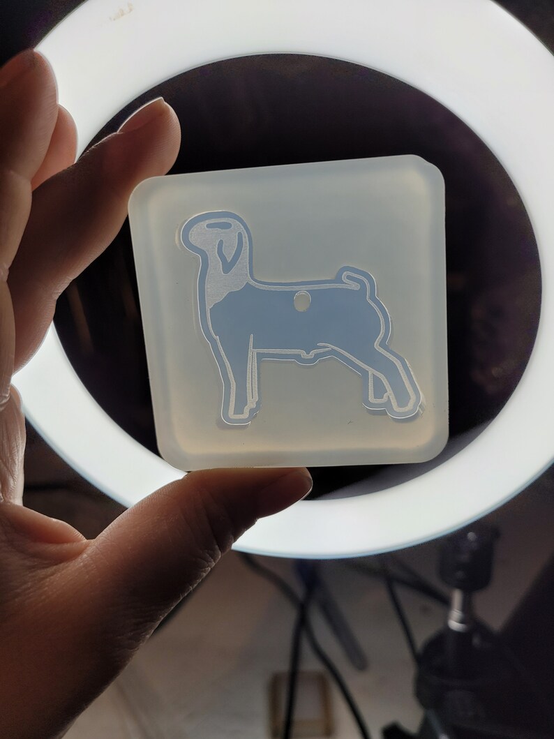 2-inch, Goat Keychain Mold, Show Goat Mold, Goat Mold, Buck Mold, Resin ...