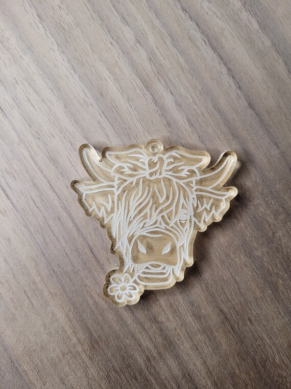 2.5 Inch Highland Cow Mold Resin Mold Crafting Mold Craft | Etsy