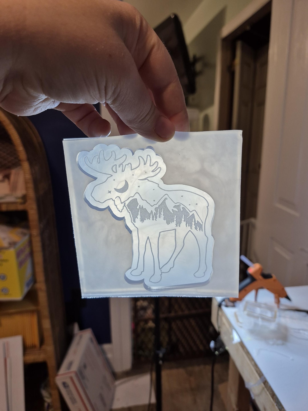 Moose Mold, Wilderness Mold, Outdoors Mold, Mountain Mold, Scenic Mold ...