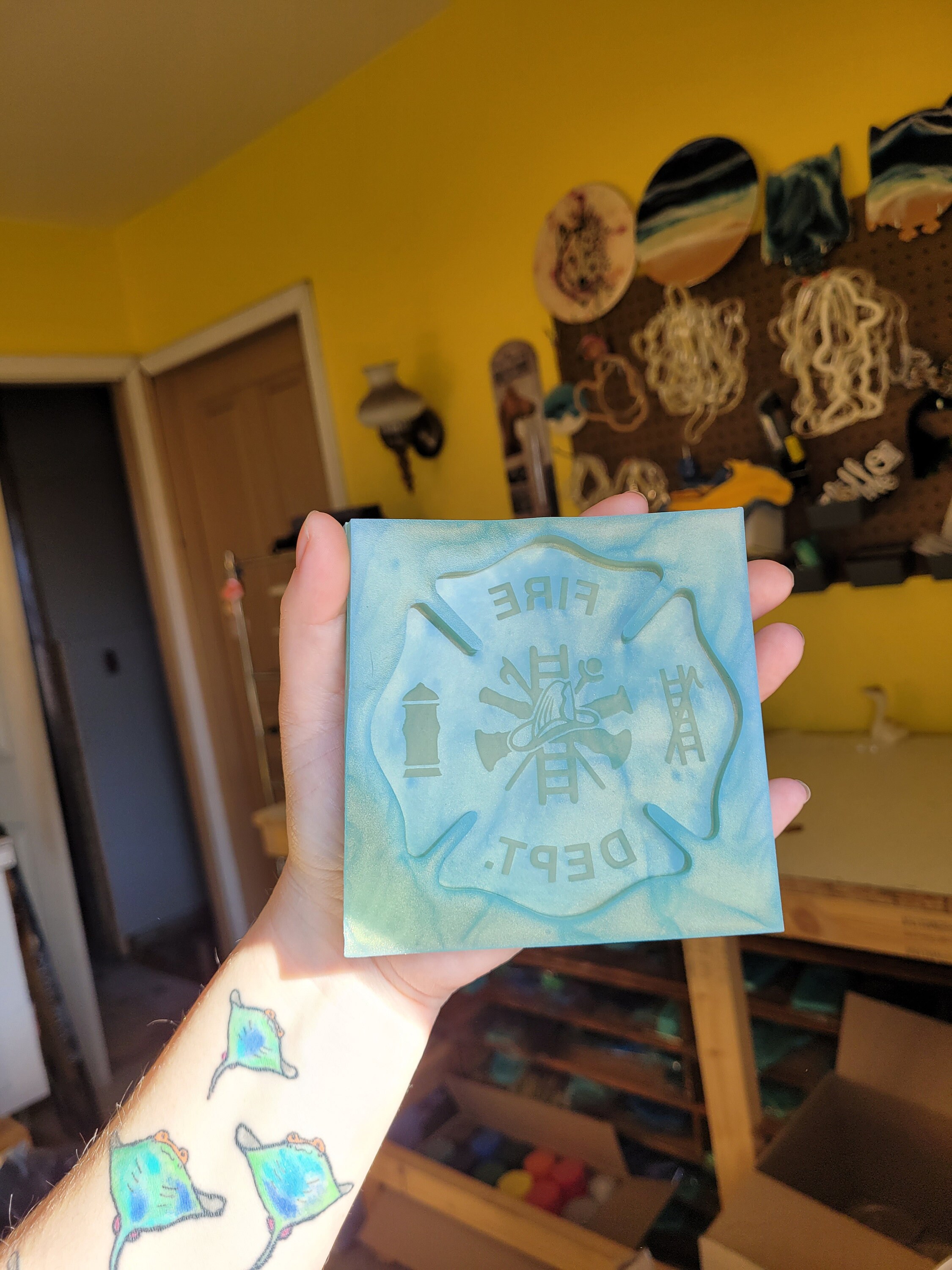 Fire Department Mold, Maltese Cross Mold, Resin Mold, Crafting Mold ...