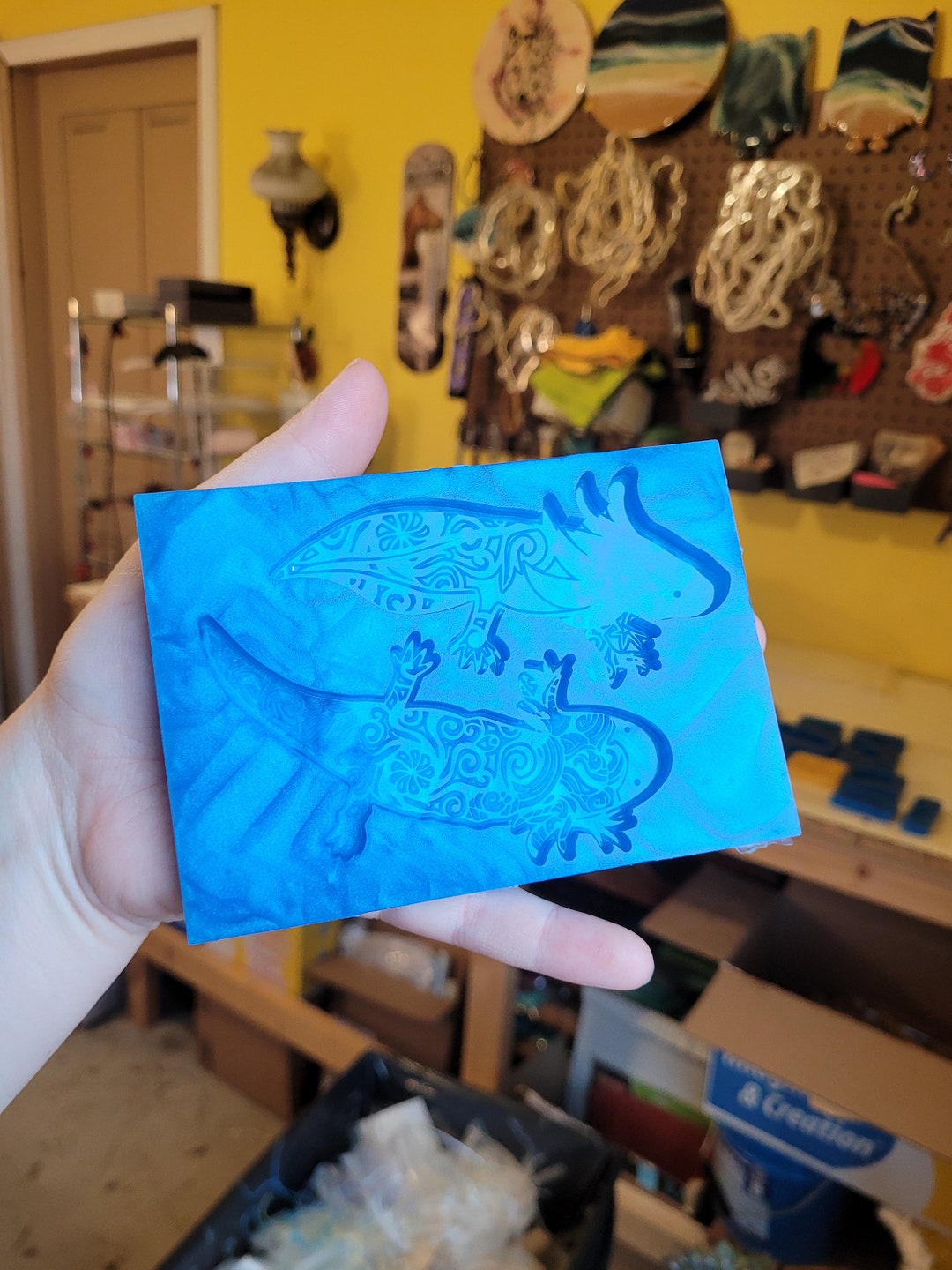 Axolotl Pair Mold, Axolotl Mold, Amphibian Mold, Resin Mold, Silicone ...