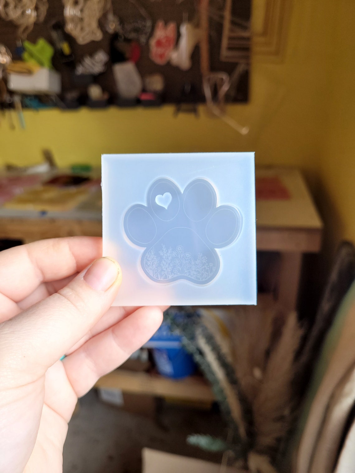 Paw Mold, Paw Print Mold, Cat Paw Mold, Dog Paw Mold, Animal Mold ...