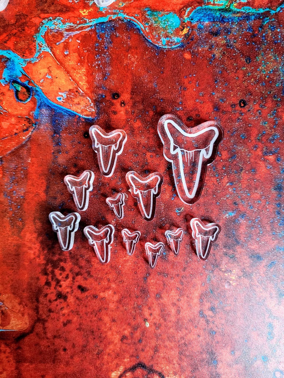 Sand Tiger Shark Tooth Mold, Shark Teeth Mold, Shark Mold, Resin Mold ...