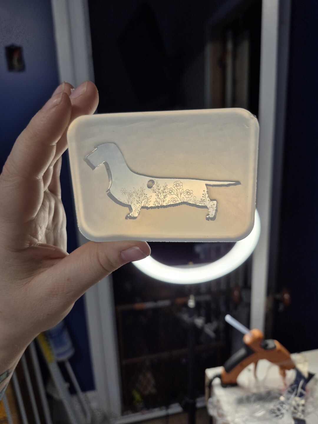 Wired Hair Dachshund Mold, Dog Mold, Puppy Mold, Dog Keychain Mold ...