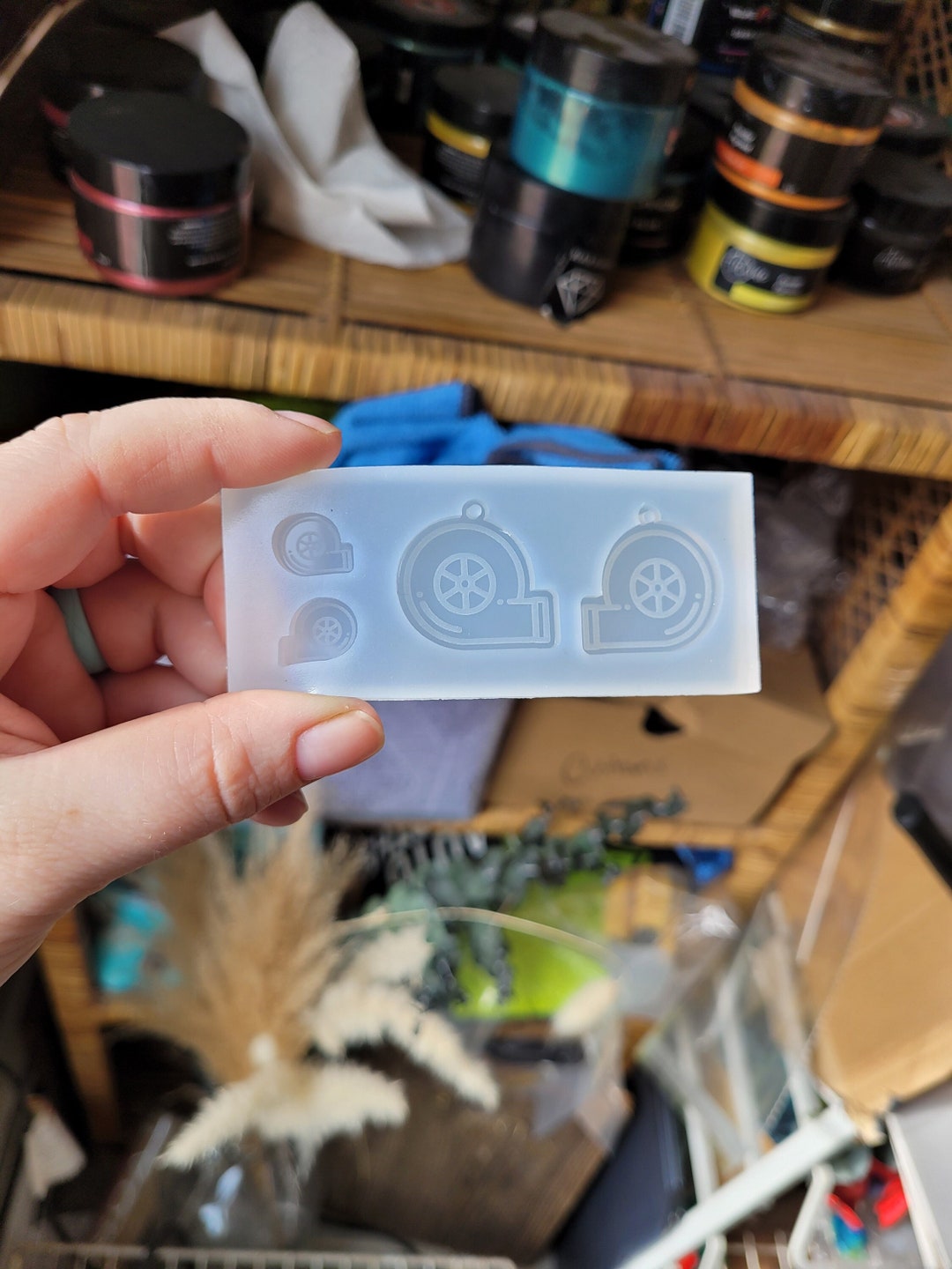 1 Inch, Turbo Earring Mold, Turbo Mold, Automotive Mold, Earring Mold ...