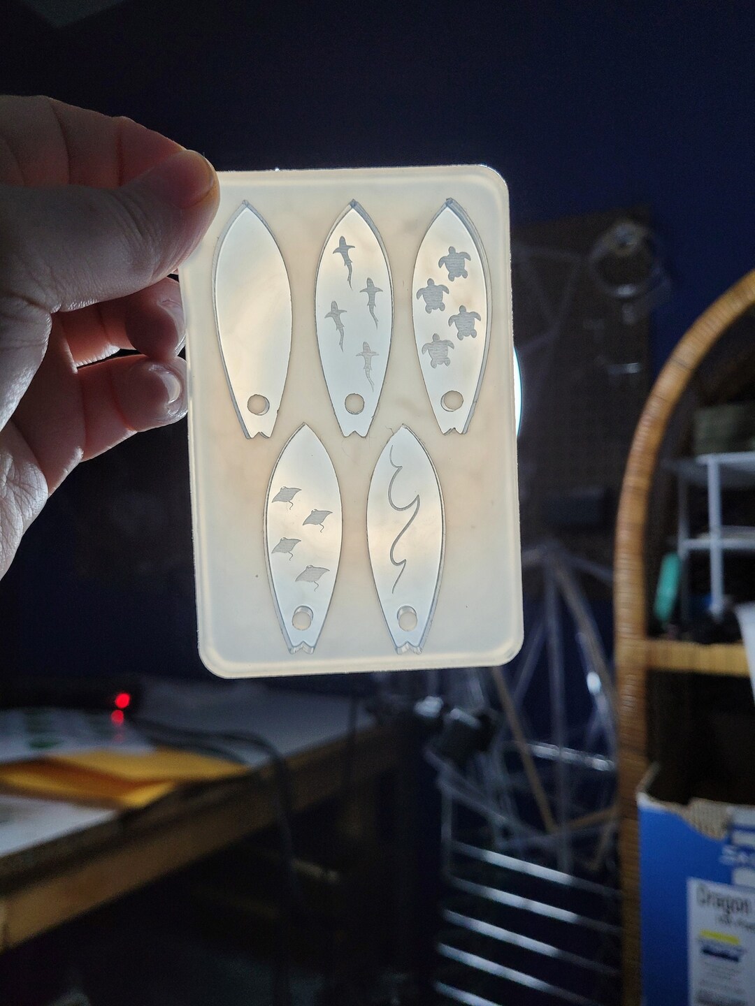 Surfboard Mold, Ocean Mold, Beach Mold, Stingray Mold, Shark Mold, Wave ...