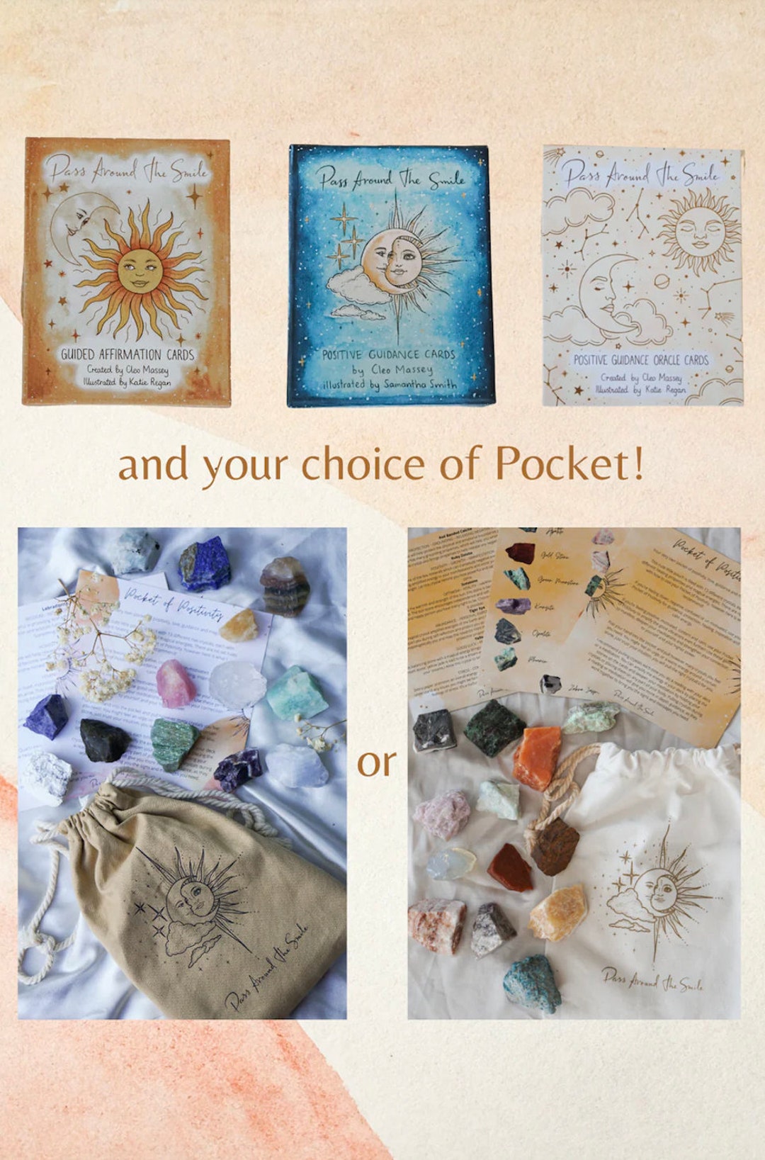 The Calm Mind Bundle Positive Guidance Cards Oracle Cards Guided ...