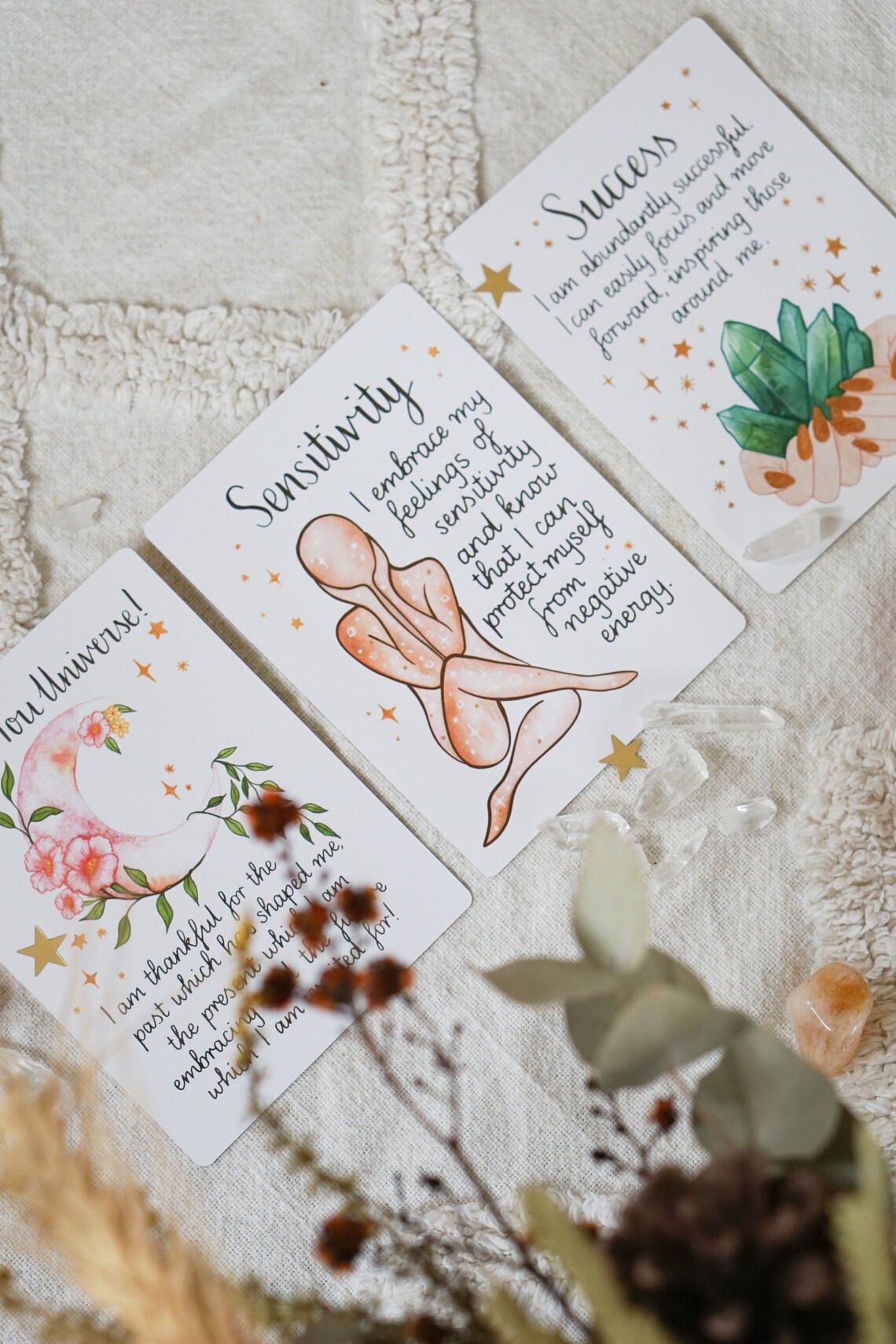 Guided Affirmation Cards Oracle Cards for Beginners | Etsy Australia