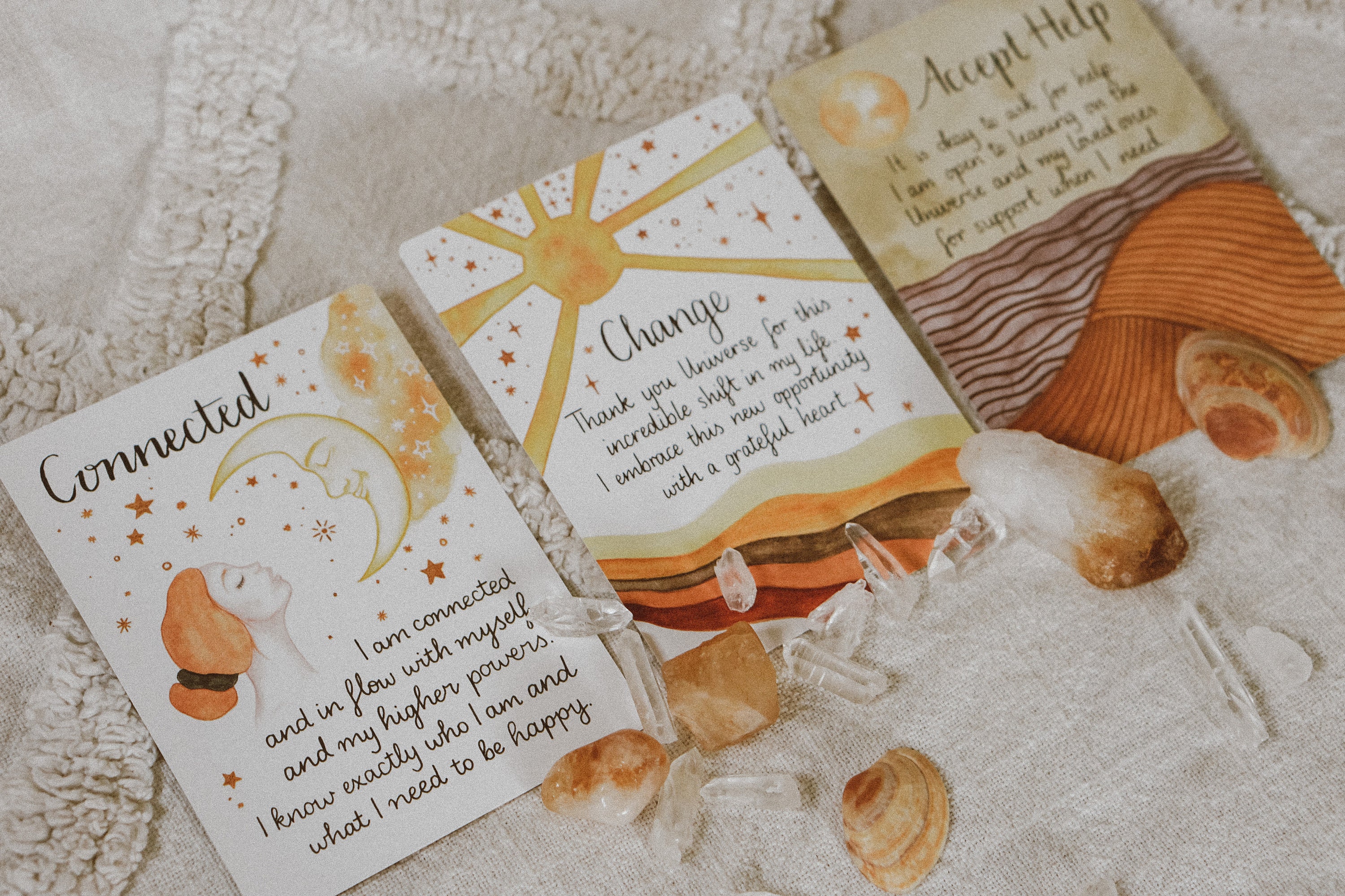 Guided Affirmation Cards Oracle Cards for Beginners | Etsy Australia