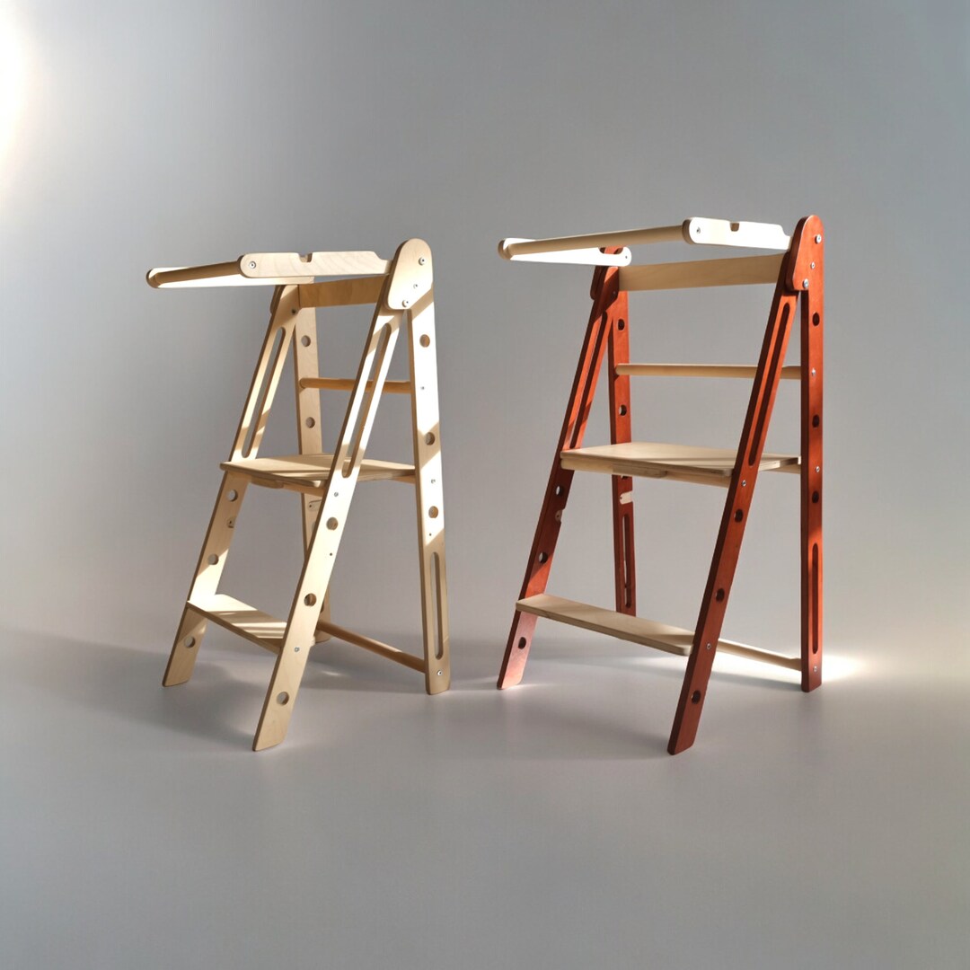 Montessori Helper Stool | Compact & Sturdy Kitchen Tower | Interactive ...