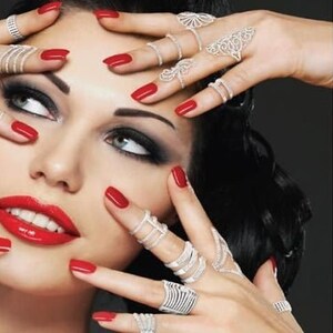 Bezel Set Signity VVS1 D Color CZ Sterling Silver 925 All Around Stones ...