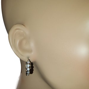 Bezel Set Signity VVS1 D Color CZ Sterling Silver 925 All Around Stones ...