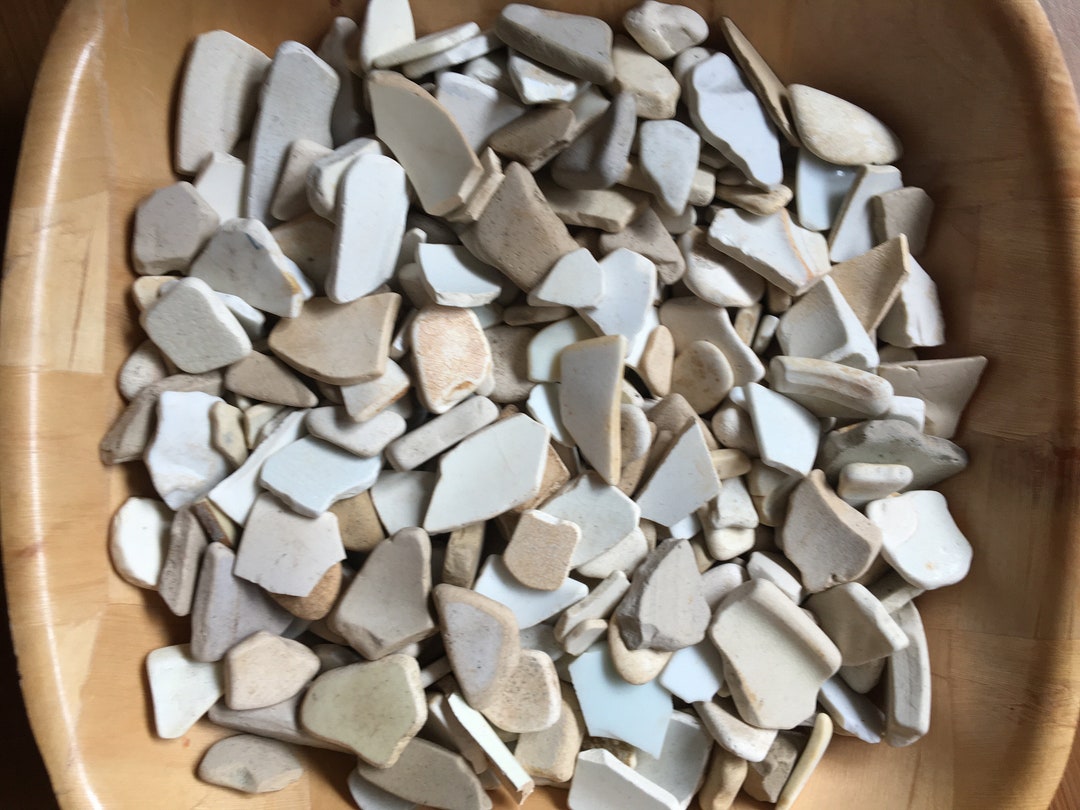 Sea Washed Pottery, Beach Finds, Sea Pottery, Small, Craft Supplies ...