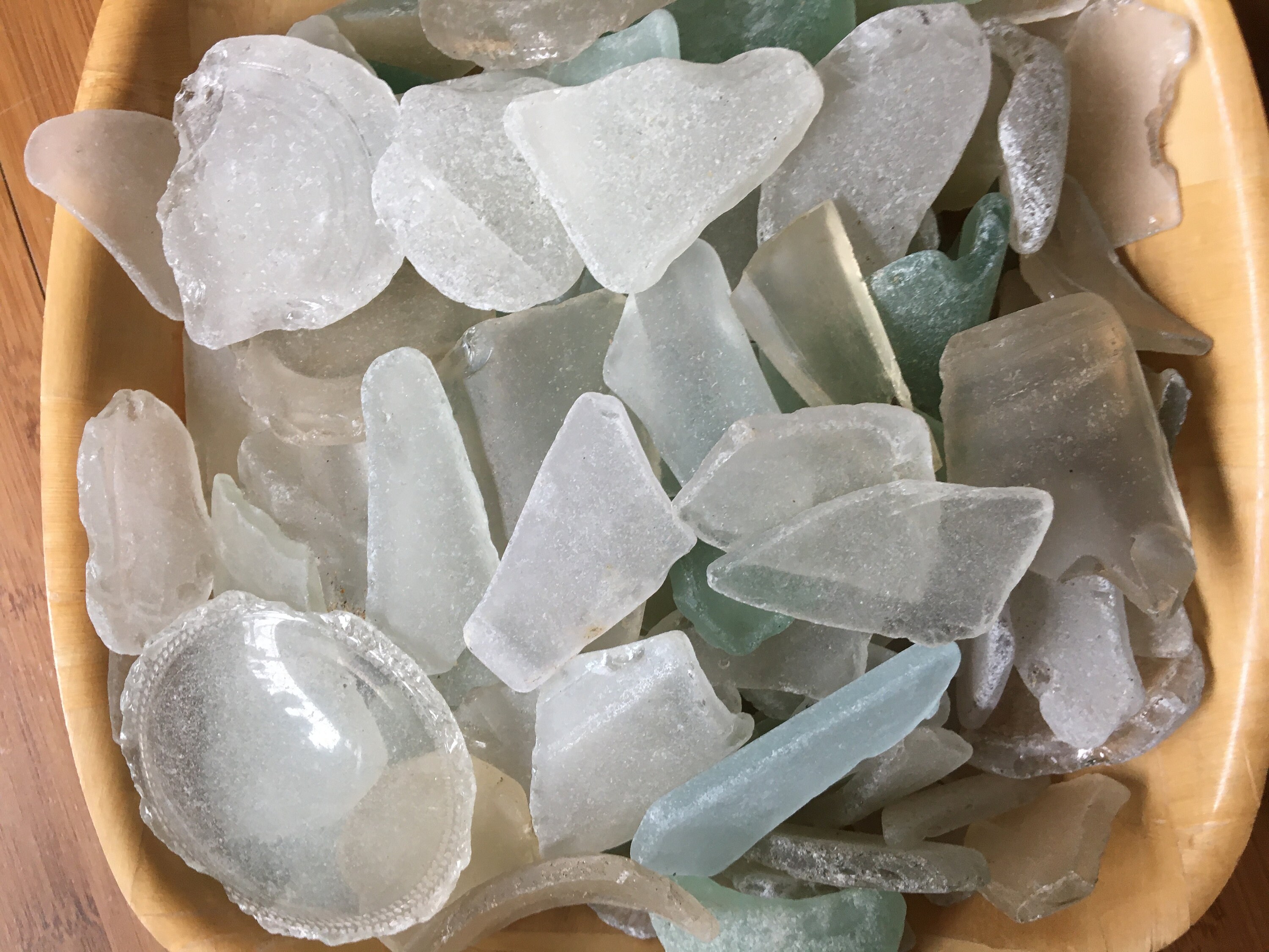 Sea Washed Glass, Beach Finds, Sea Glass, Large, Craft Supplies ...