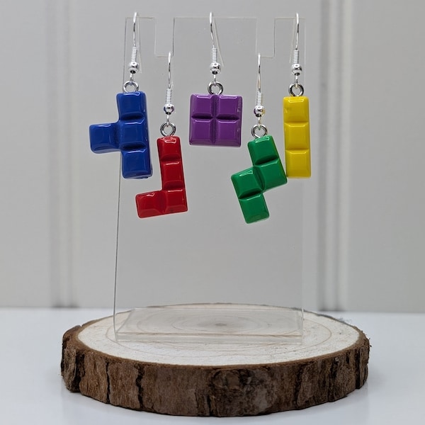 Tetris Earrings - Etsy