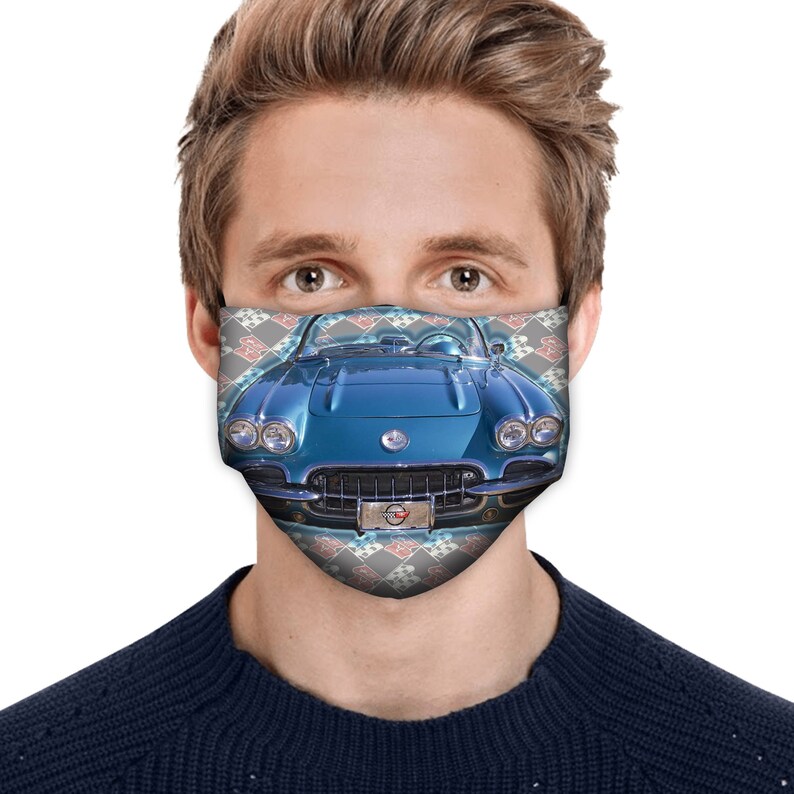 Blue Rt66 Corvette Grille Flat Mask - Etsy