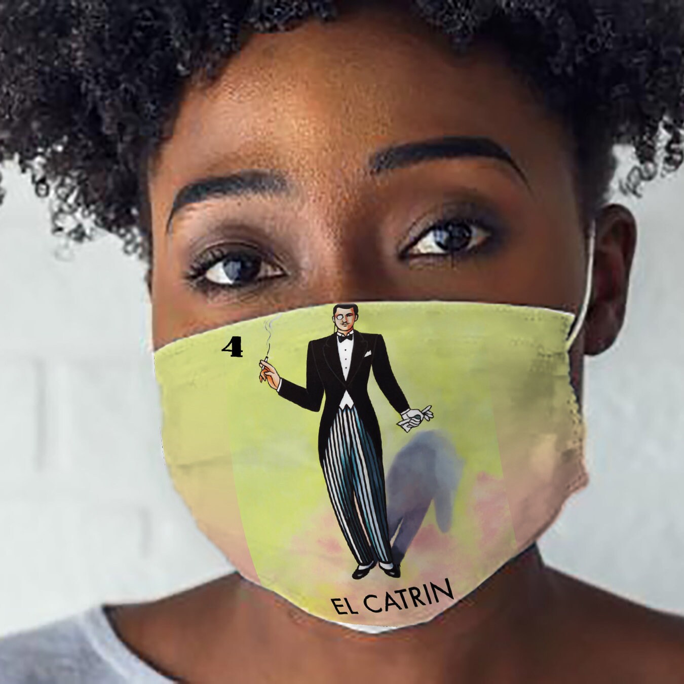 Loteria Mexican Bingo El Catrin Mask - Etsy