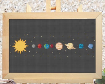Cross Stitch Outer Space - Etsy