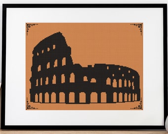 Roman Cross Stitch Pattern - Etsy