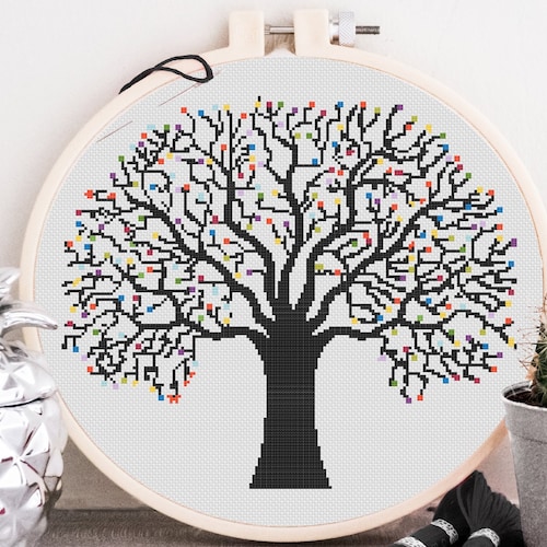 Tree of Life Cross Stitch Pattern - Etsy