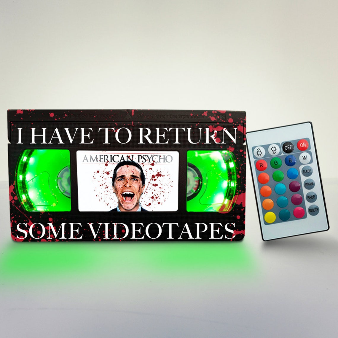 Retro VHS Lamp Night Light 80s 90s Birthday Gift | Etsy