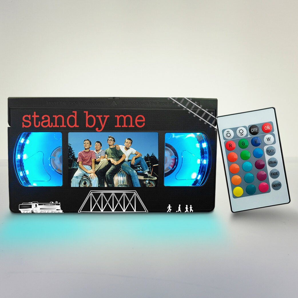 Retro 'stand by Me' VHS Lamp: Upcycled 80s Movie Decor - Etsy