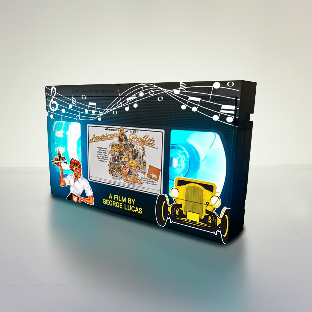 Retro VHS Lamp Night Light 80s 90s Birthday Gift - Etsy