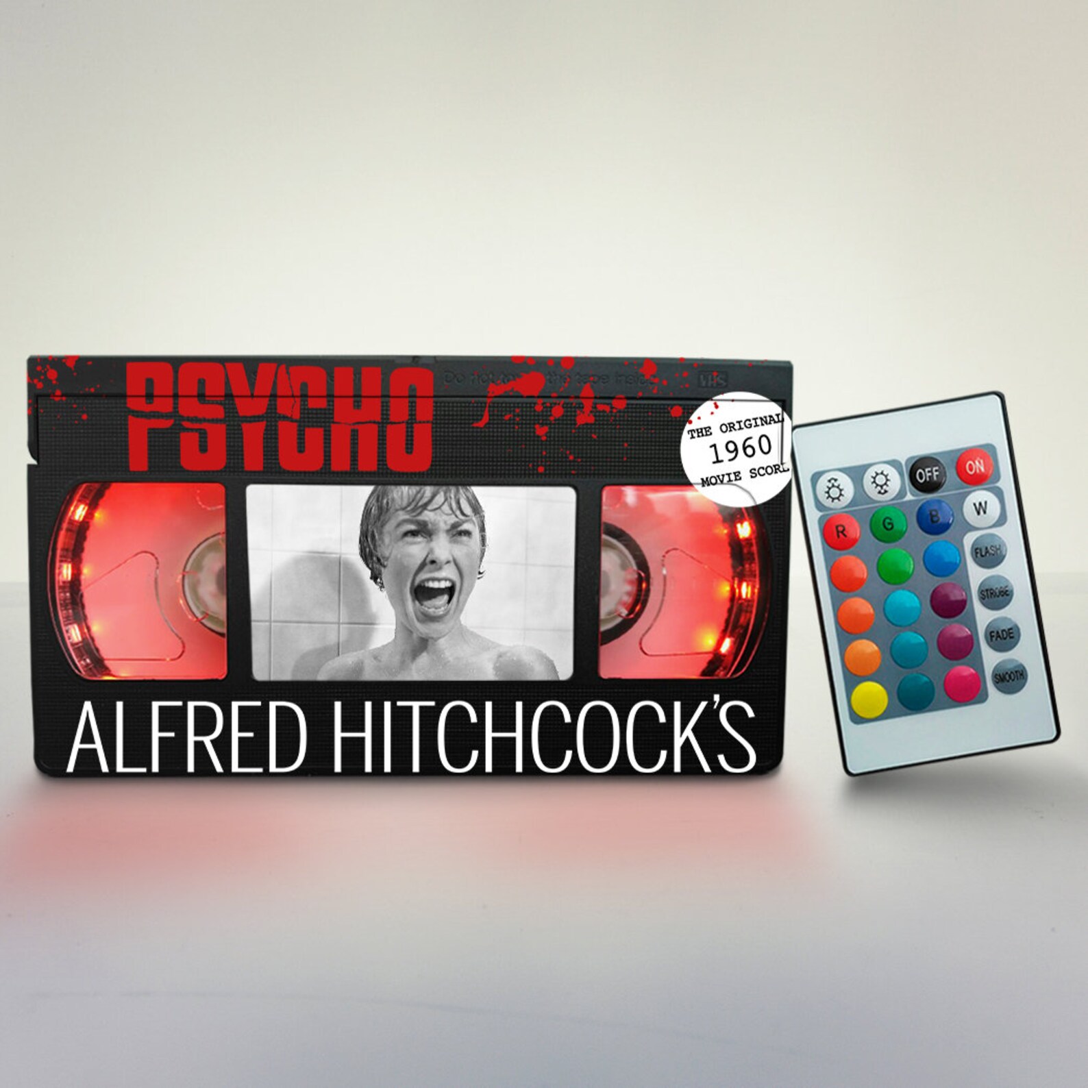 Psycho VHS Lamp: Handmade Recycled Cassette, Retro Horror Decor - Etsy