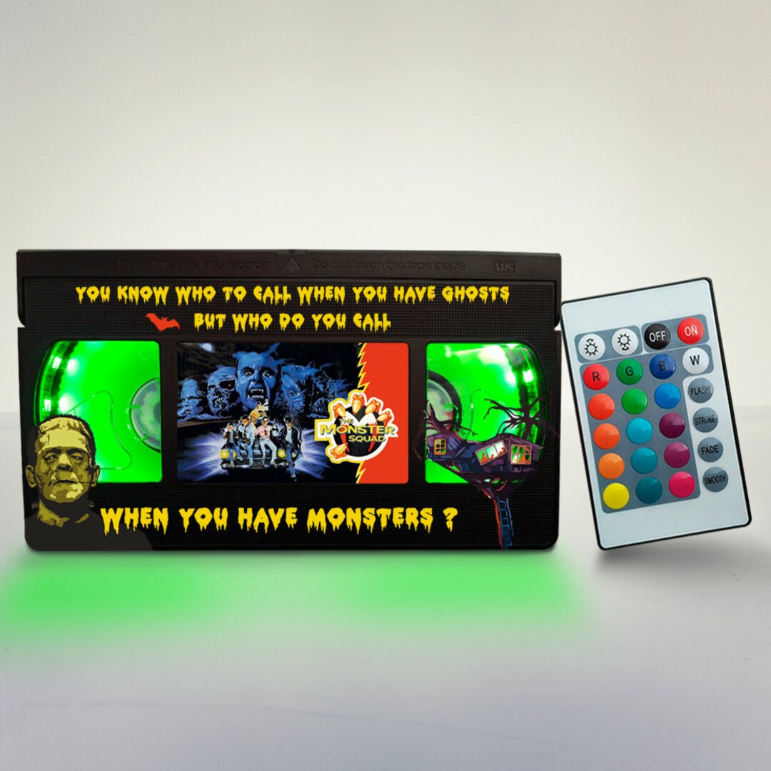 Retro VHS Lamp, the Monster Squad VHS Tape, 90s, Birthday Gift ...