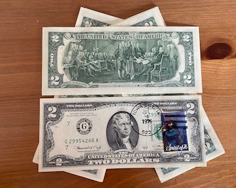 Famous Native Americans Two Dollar Bill Ships Fast & FREE to - Etsy