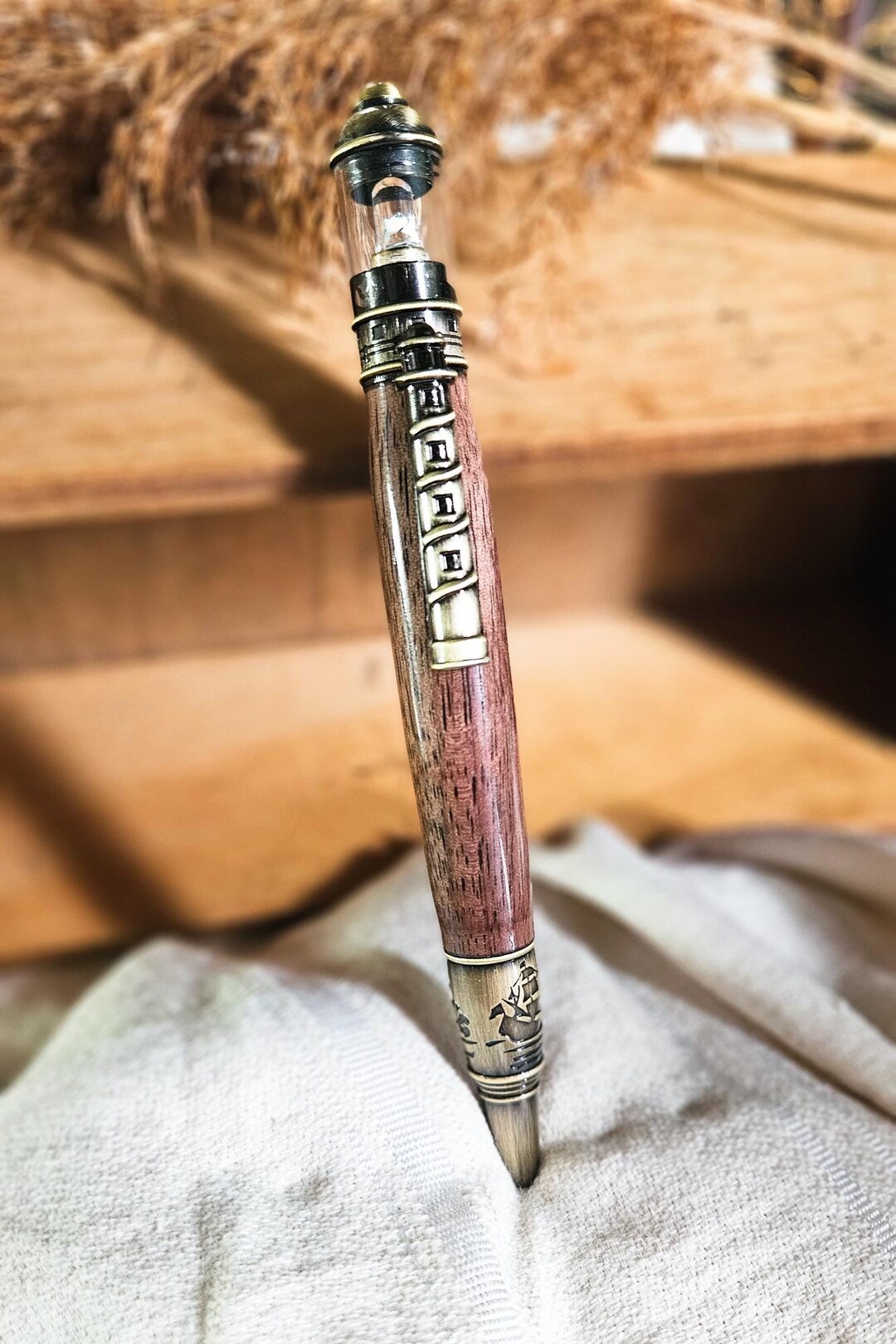 Sailing Gift : Lighthouse Pen | Handcrafted Walnut Wooden Pen With ...