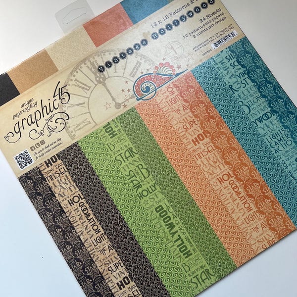 Graphic 45 Paper - Etsy