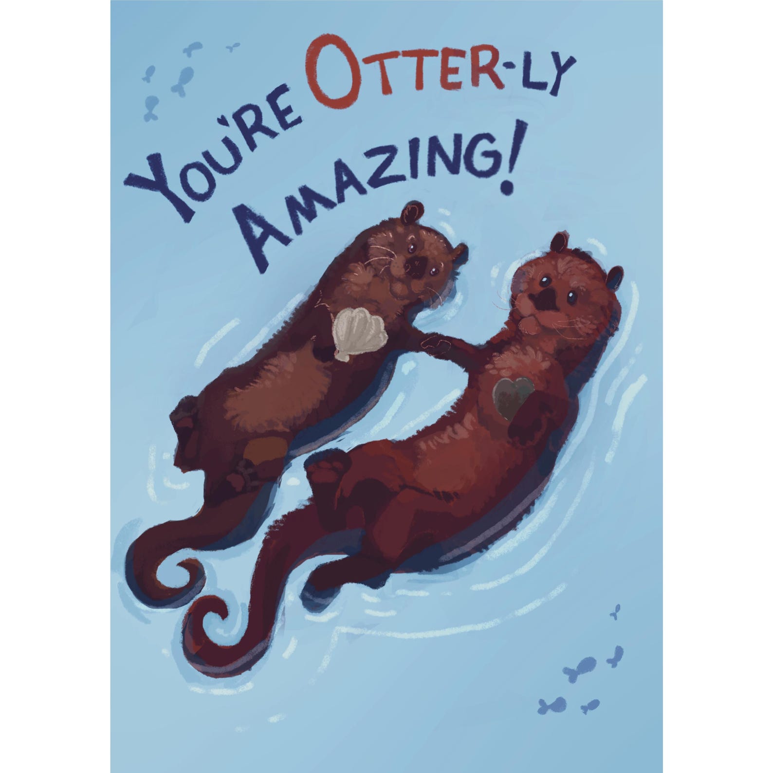 You’re Otter-ly Amazing Greeting Card (for Valentine’s Day ...