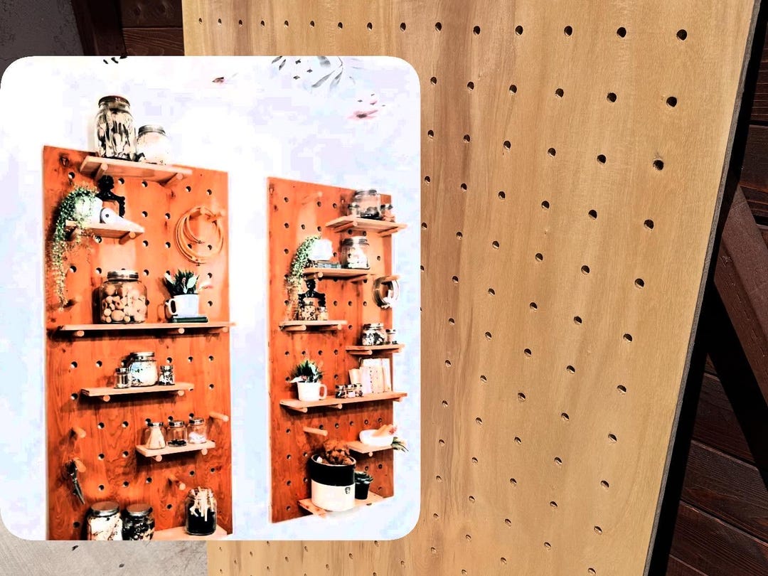 Custom Modern Large-hole Pegboards – Built Just for You! - Etsy