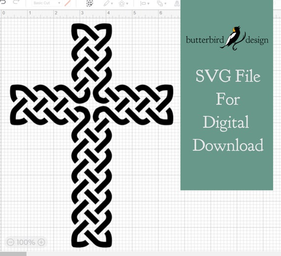 Celtic Knot Cross Vector