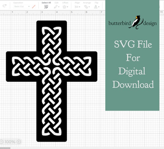Celtic Knot Cross Vector for Cardstock and Vinyl / Digital - Etsy