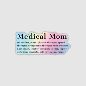 Medical Mama Sticker BUNDLE Tubie Mom Sticker Cool Mom Gift - Etsy
