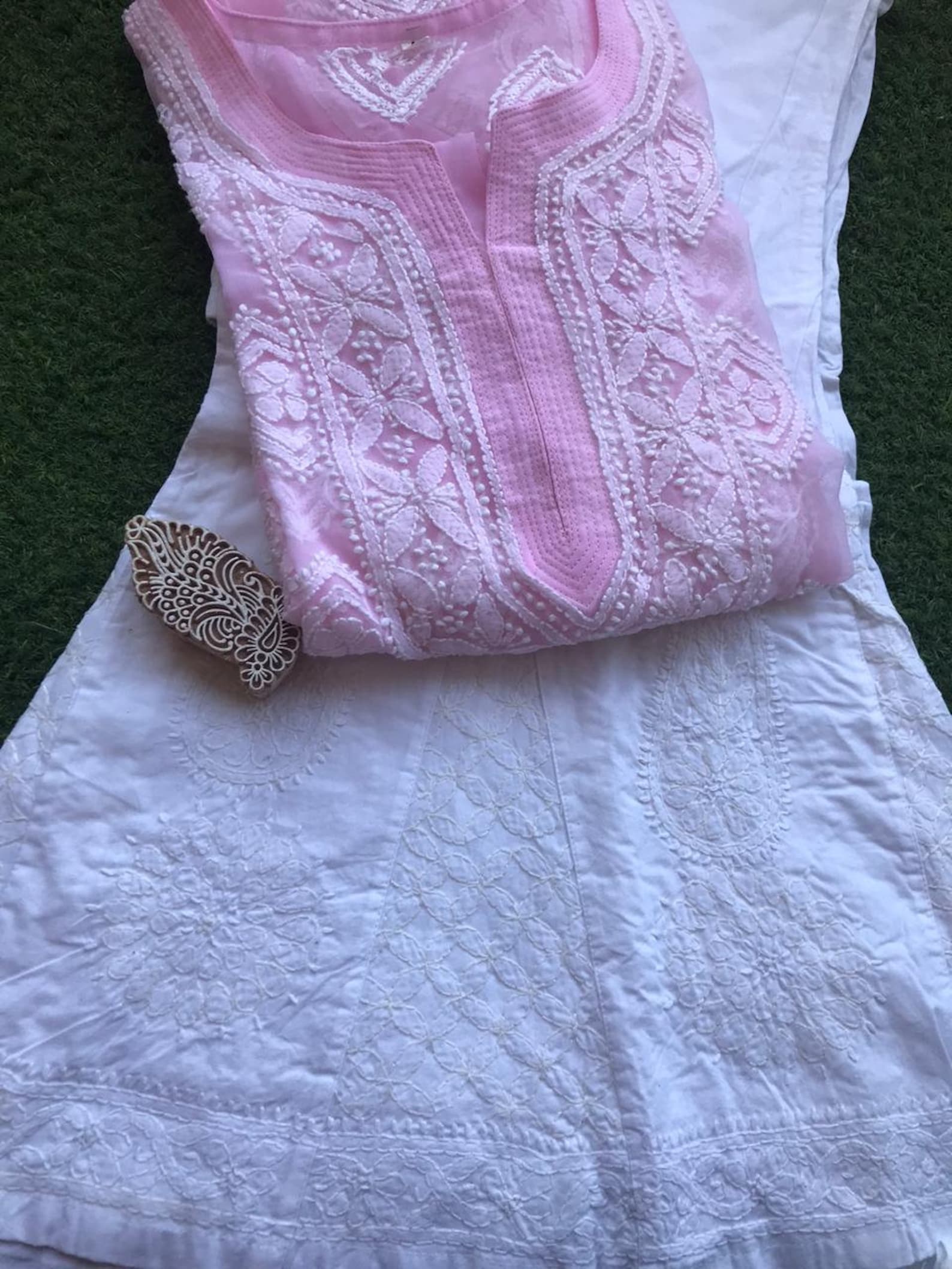 FREE INNER Women Handmade Georgette Kurta Sharara Set Ethnic Casual ...