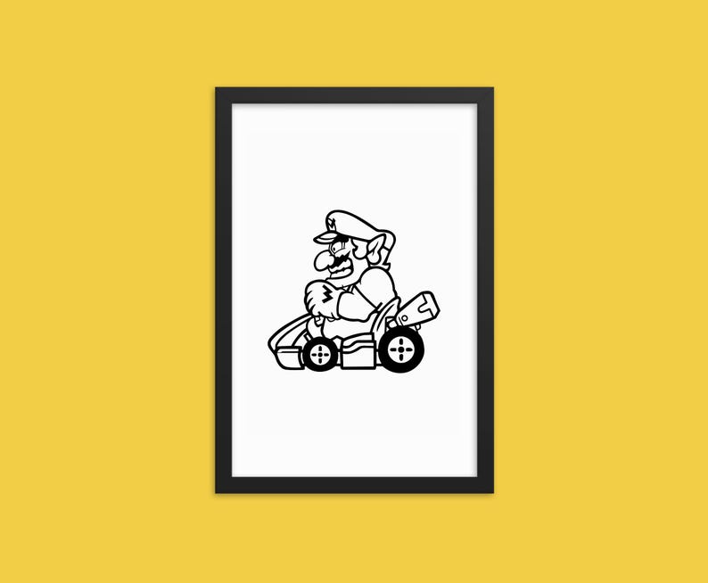Wario Kart SVG: Super Mario Cricut Cut File (digital Download) - Etsy ...