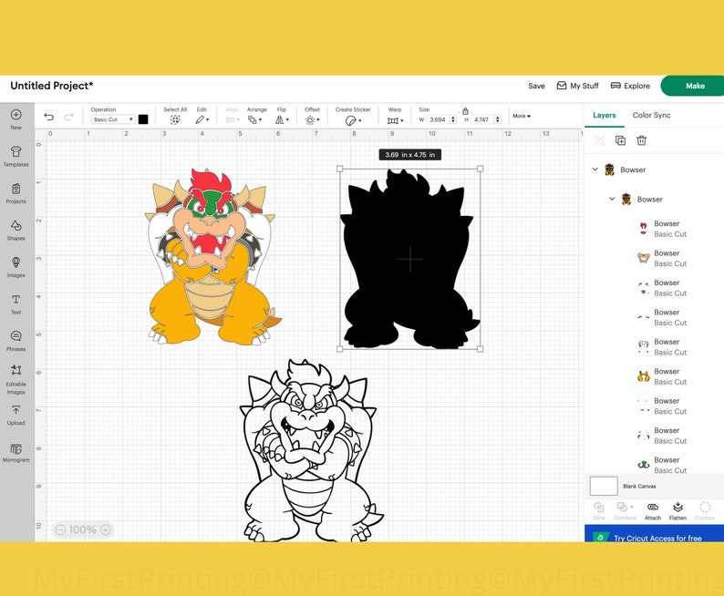 Bowser SVG: King of Koopas Vector Cut File (digital Download) - Etsy