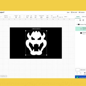 Iconic Bowser Black Flag Svg Png, Digital Download, Super Mario SVG for ...