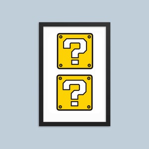 Super Mario SVG: Question Block & Brick (digital Download) - Etsy