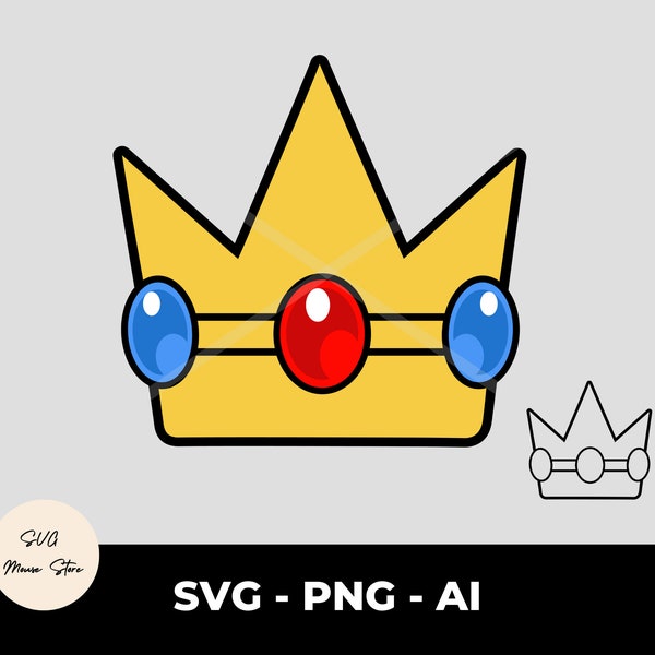 Princess Peach Crowns - Etsy