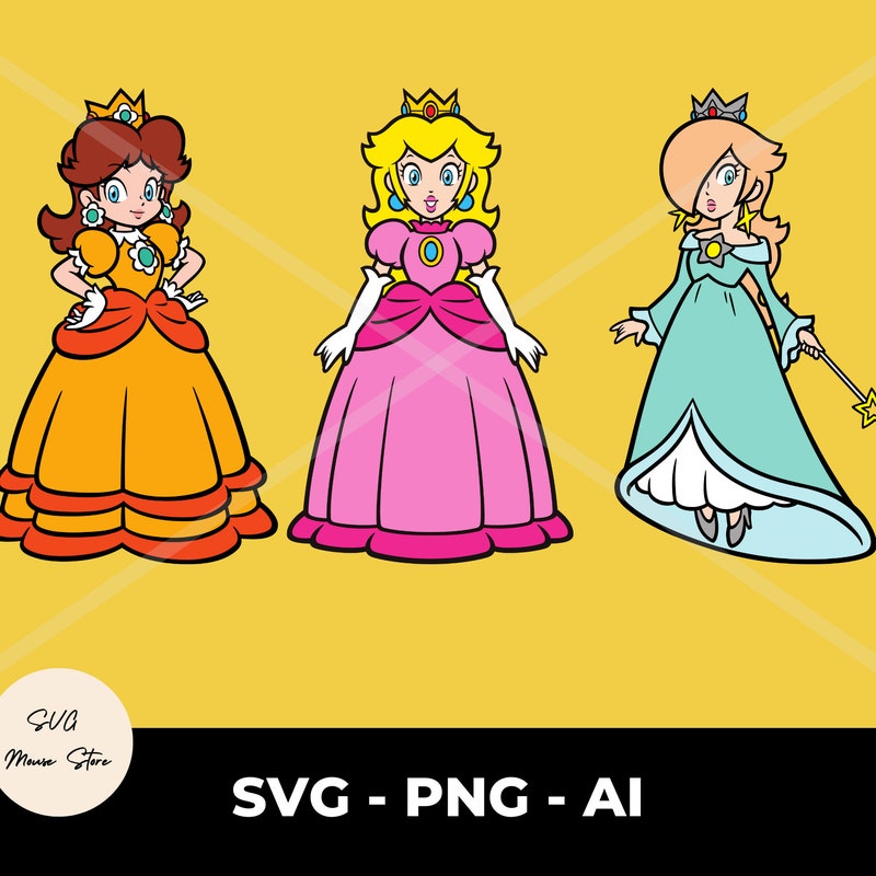 Princess Daisy Drawing - Etsy UK