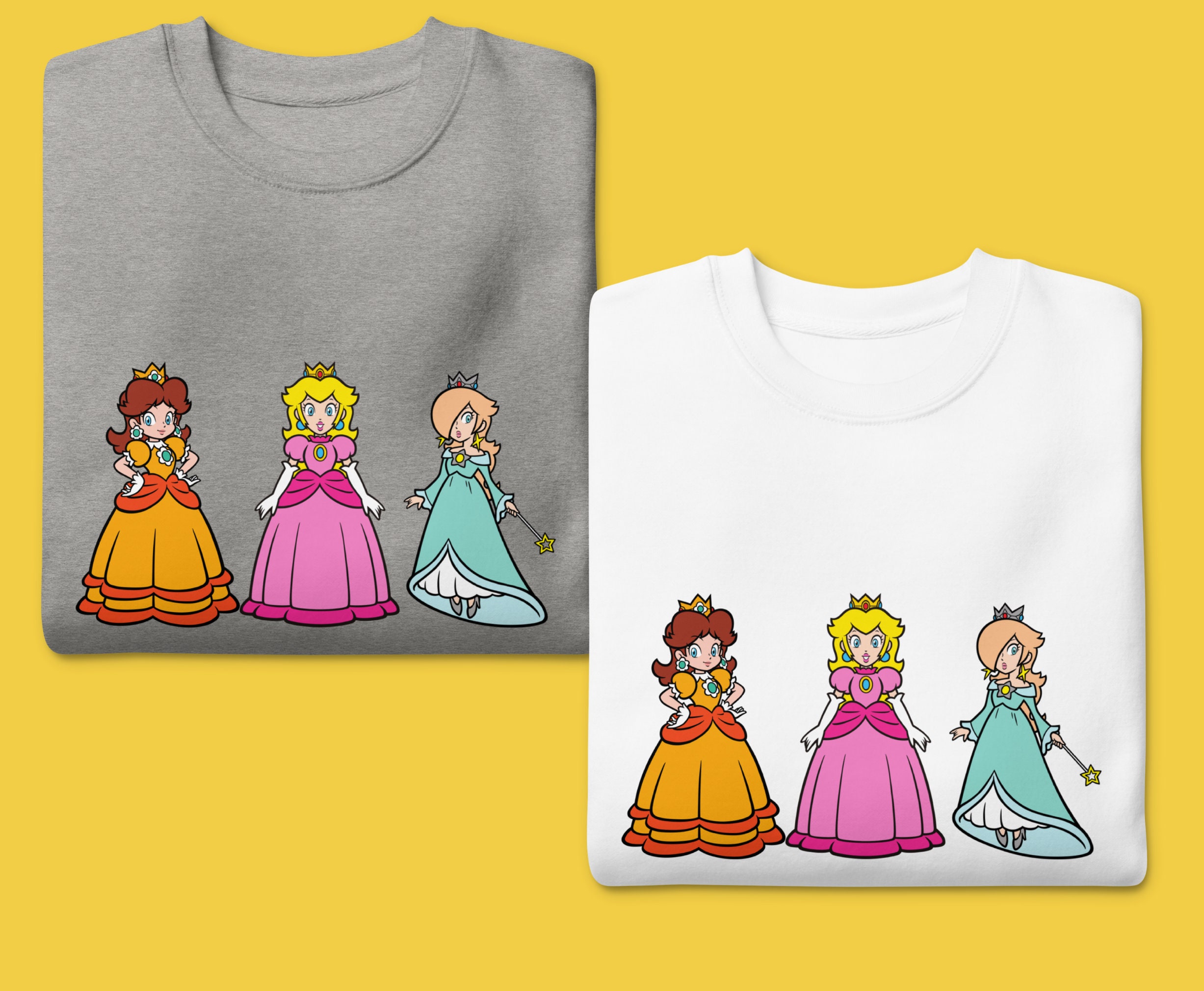 Super Mario Princesses SVG Pack: Peach, Daisy, Rosalina (digital ...