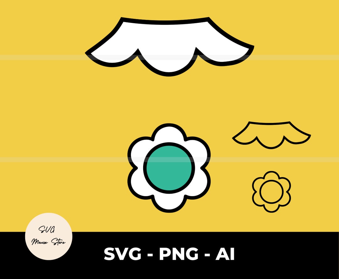 Princess Daisy Costume SVG: Layered Dress, Cricut Cut File (digital ...