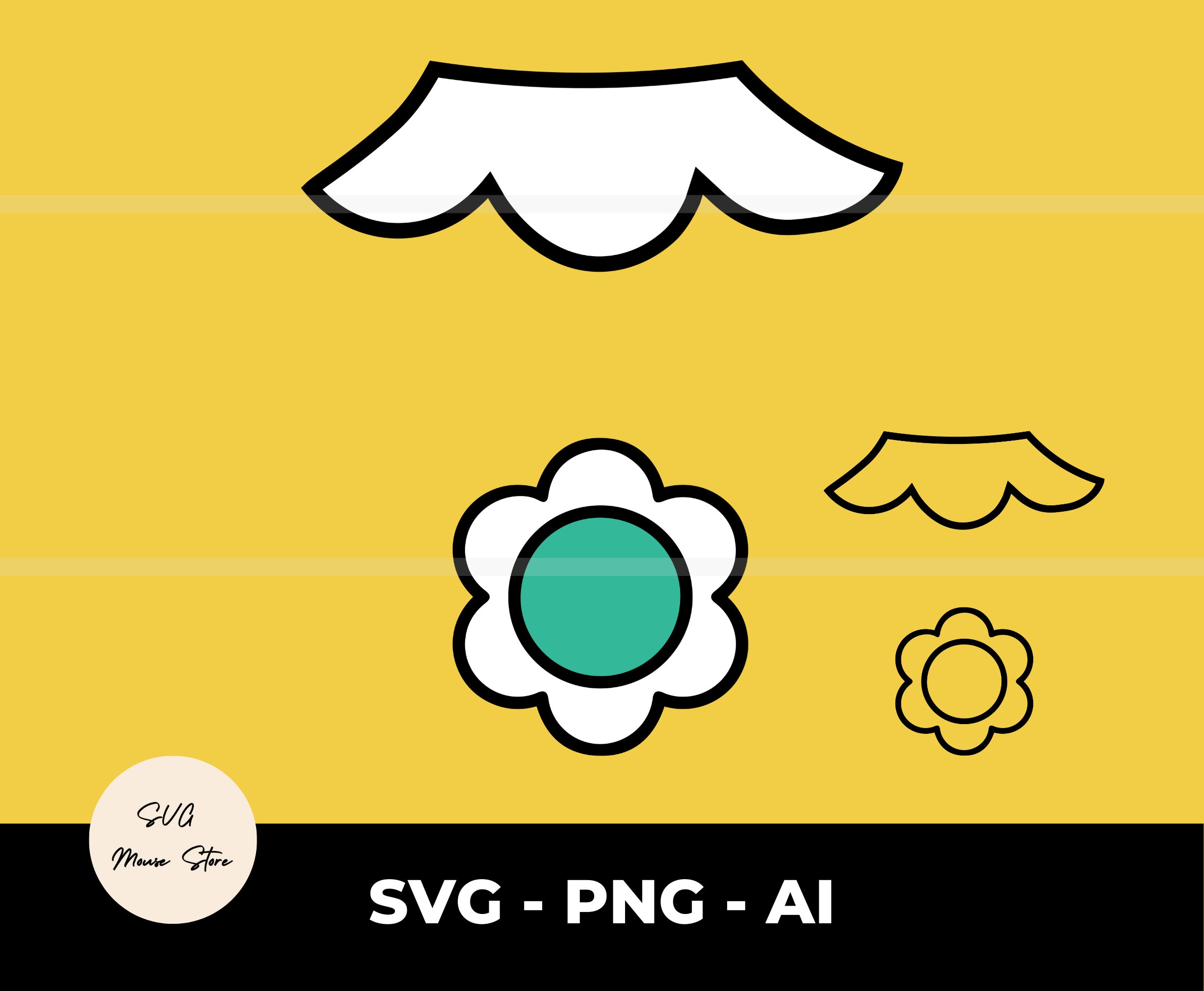 Princess Daisy Costume SVG: Layered Dress, Cricut Cut File (digital ...